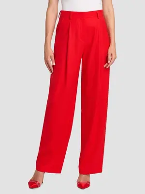 Giorgio Armani Virgin Wool Wide-leg Trousers