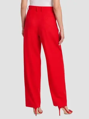 Giorgio Armani Virgin Wool Wide-leg Trousers