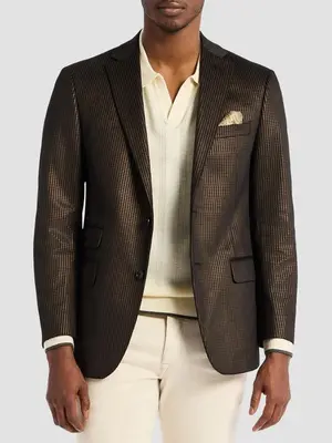 Robert Graham Colden Houndstooth Sportcoat - Camel