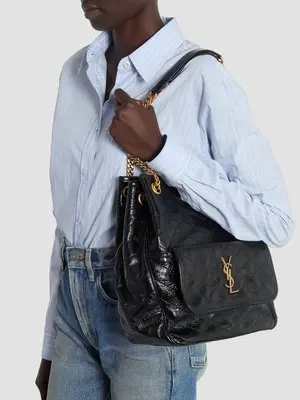 Saint Laurent Niki Small Shopping In Vintage Leather