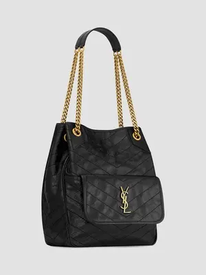 Saint Laurent Niki Small Shopping In Vintage Leather