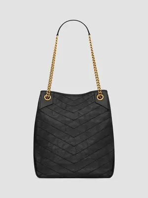 Saint Laurent Niki Small Shopping In Vintage Leather