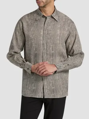 Emporio Armani Irregular Stripe Sport Shirt