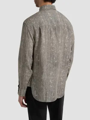 Emporio Armani Irregular Stripe Sport Shirt