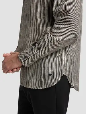 Emporio Armani Irregular Stripe Sport Shirt