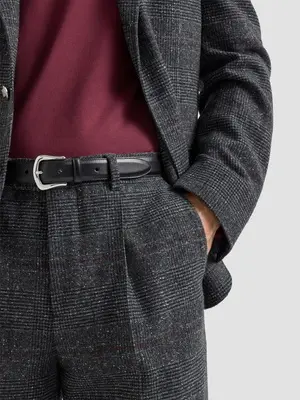 Brunello Cucinelli Calfskin Belt - Black