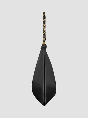Saint Laurent Amalia Shoulder Bag In Smooth Leather - Black