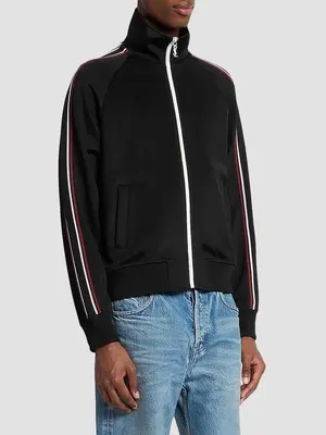 Saint Laurent Cassandre Track Jacket In Jersey