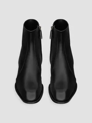 Saint Laurent Aurelien Boots In Smooth Leather