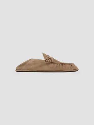Saint Laurent Le Loafers Foldable In Suede