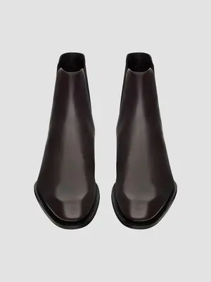Saint Laurent Aurelien Chelsea Boots In Smooth Leather