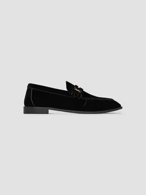 Saint Laurent Le Loafers Supple In Velvet