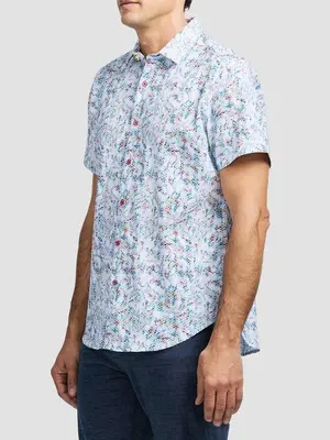 Robert Graham Elgar Printed Button-front Shirt