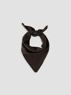 Brunello Cucinelli Cashmere Foulard With Monili - Coffee