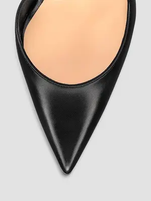 CHRISTIAN LOUBOUTIN Jenlove Leather 100mm Strappy Pumps - Black