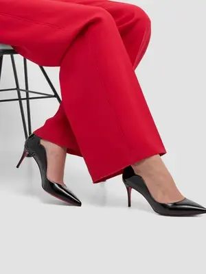 CHRISTIAN LOUBOUTIN Hot Chick 70mm Leather Pumps - Black