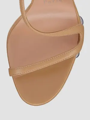 CHRISTIAN LOUBOUTIN Rosalie Alta 150mm Leather Sandals - Blush
