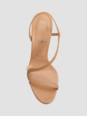 CHRISTIAN LOUBOUTIN Rosalie Alta 150mm Leather Sandals - Blush