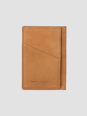 Brunello Cucinelli Nubuck Card Holder