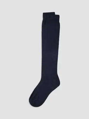 Brunello Cucinelli Cotton Socks - Navy Blue