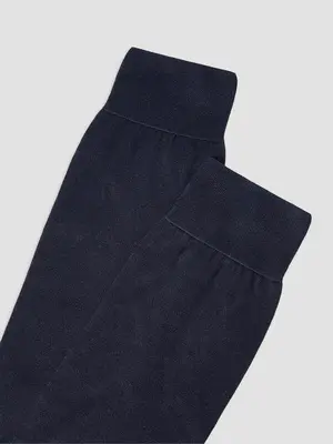 Brunello Cucinelli Cotton Socks - Navy Blue