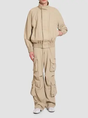 Balmain Cotton Cargo Pants - Sable