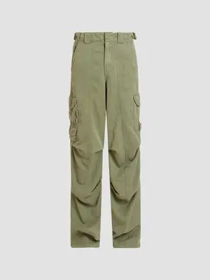 Balmain Cotton Cargo Pants - Vert