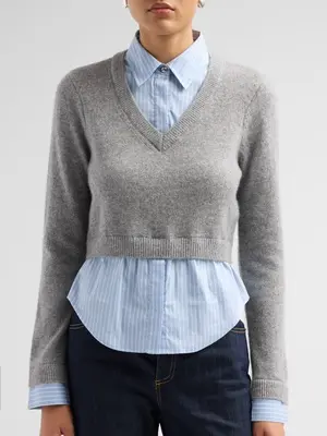 Cinq À Sept Renna Layered Sweater