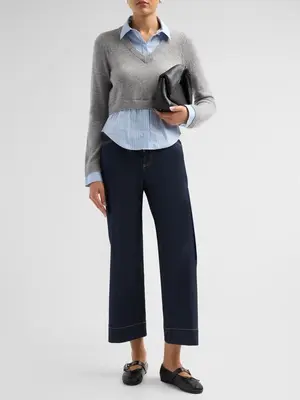 Cinq À Sept Renna Layered Sweater