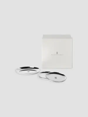 Brunello Cucinelli Plated Steel Bottle Coaster Set With 6 Coasters