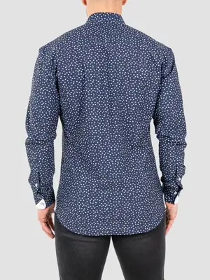 MACEOO Einstein Stretch Micro Paisley Shirt