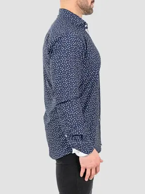 MACEOO Einstein Stretch Micro Paisley Shirt
