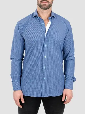 MACEOO Eins Stretch Cubism Shirt