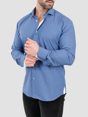 MACEOO Eins Stretch Cubism Shirt