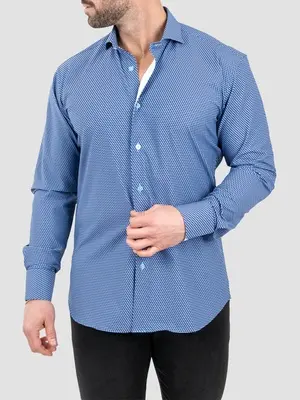 MACEOO Eins Stretch Cubism Shirt