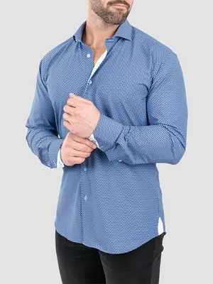 MACEOO Eins Stretch Cubism Shirt