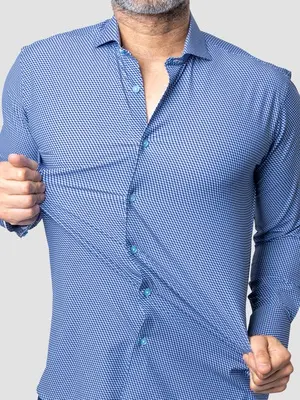 MACEOO Eins Stretch Cubism Shirt