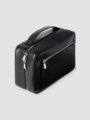 Brunello Cucinelli Grained Leather Travel Beauty Case