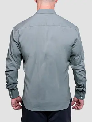 MACEOO Einstein Aristocrat Luxe Stretch Shirt - Grey