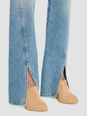 Balmain Suede Clog Wedges