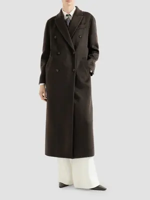 Brunello Cucinelli Hand-crafted Cashmere Double Beaver Cloth Coat