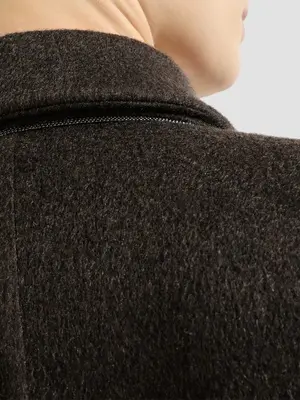 Brunello Cucinelli Hand-crafted Cashmere Double Beaver Cloth Coat