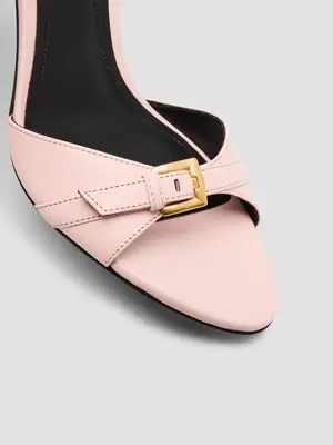 Balmain Anthem 75mm Leather Sandals