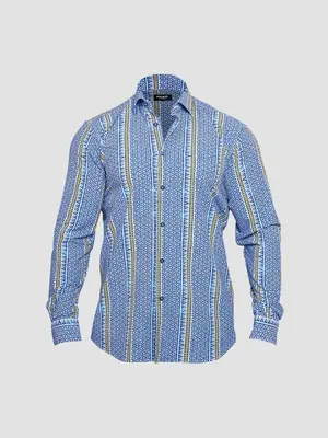 MACEOO Fibonacci Resistance Shirt - Blue
