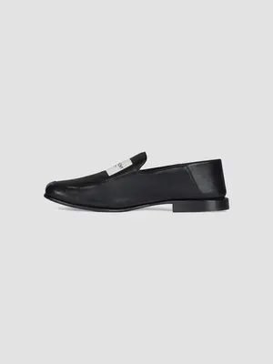 Givenchy Label Loafers In Leather