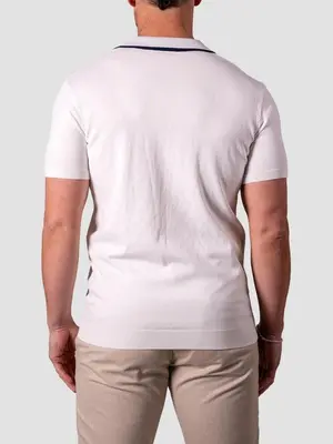 MACEOO Polo Tip Shirt - White