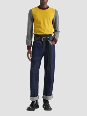 Givenchy Color Block Sweater In Wool