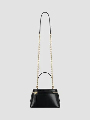Givenchy Antigona Vanity Bag In Box Leather With Chain - Black