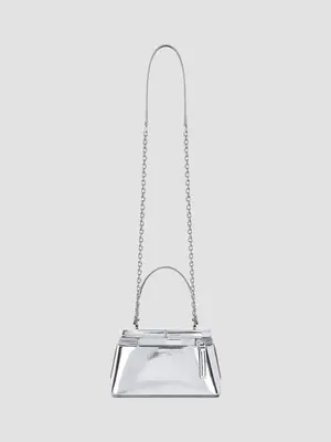Givenchy Antigona Vanity Bag In Mirror Effect Leather - Silvery