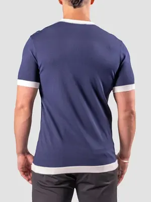 MACEOO Ss T-shirt - Blue